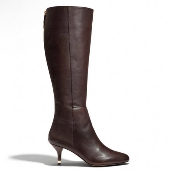 Coach | Shoes | Coach Fayth Semi Matte Calf Leatherboot Black Size 85 ...